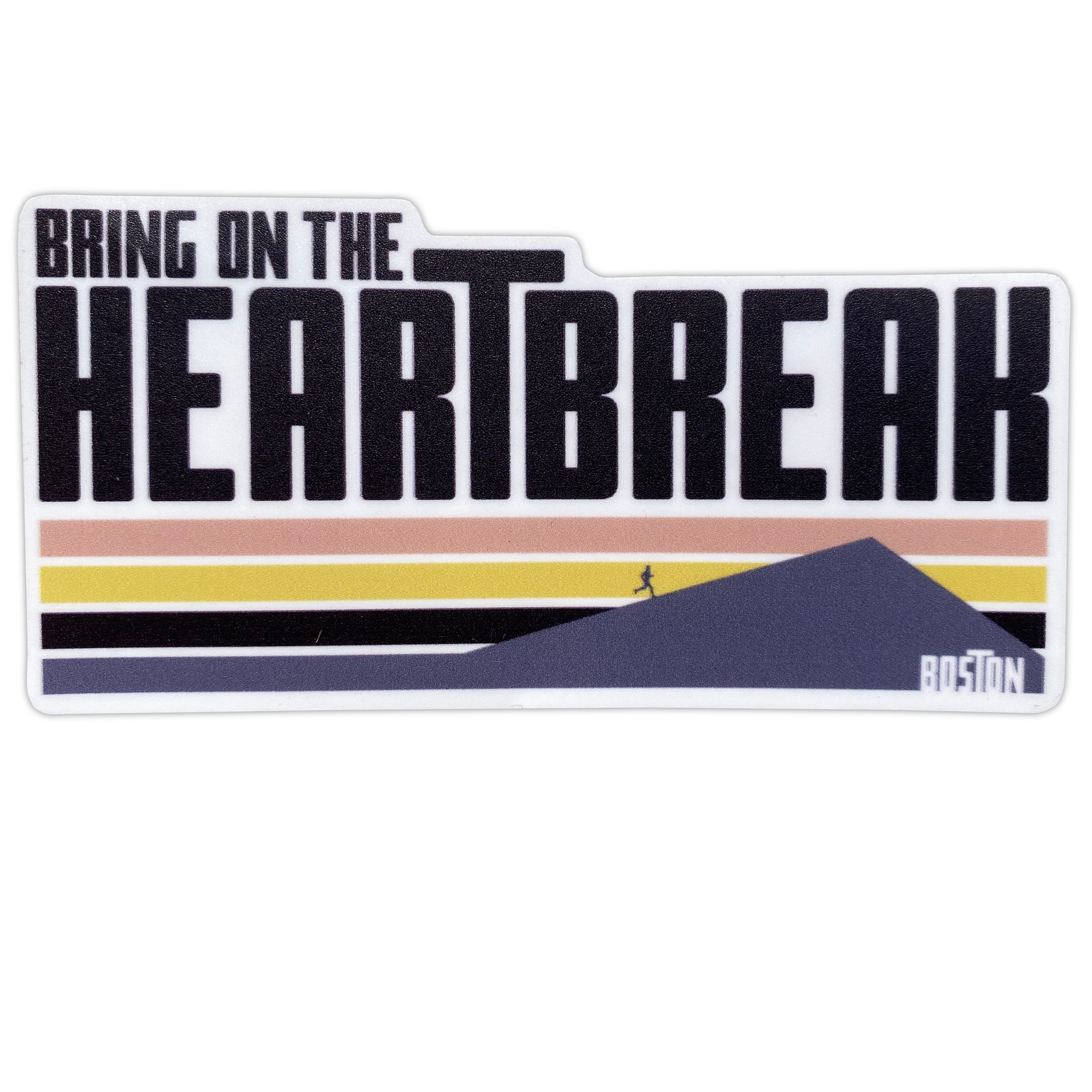 Bring On The Heartbreak - Die Cut Vinyl Sticker – Runnerisms